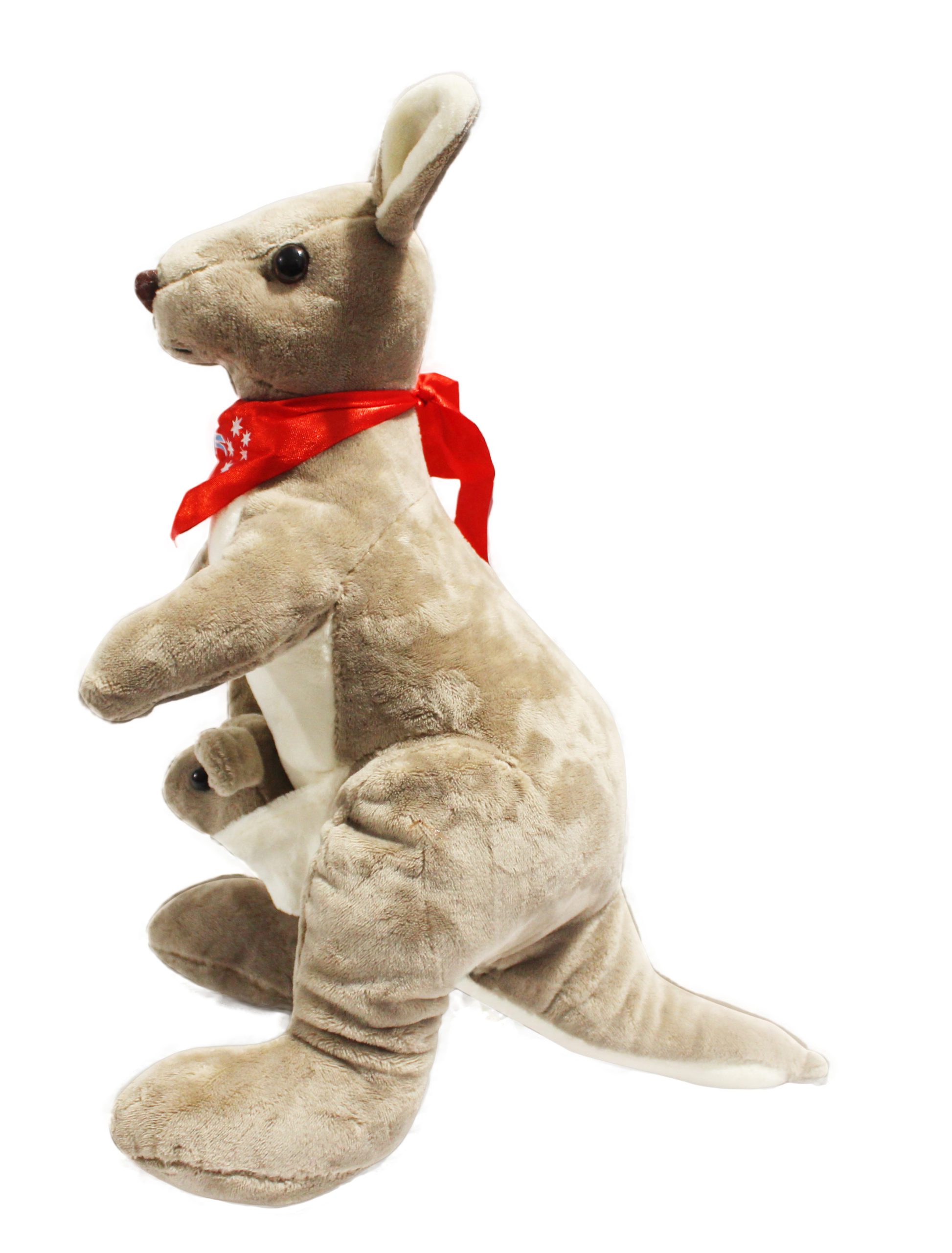 Canguru com filhote de pelúcia – Universo da Pelúcia