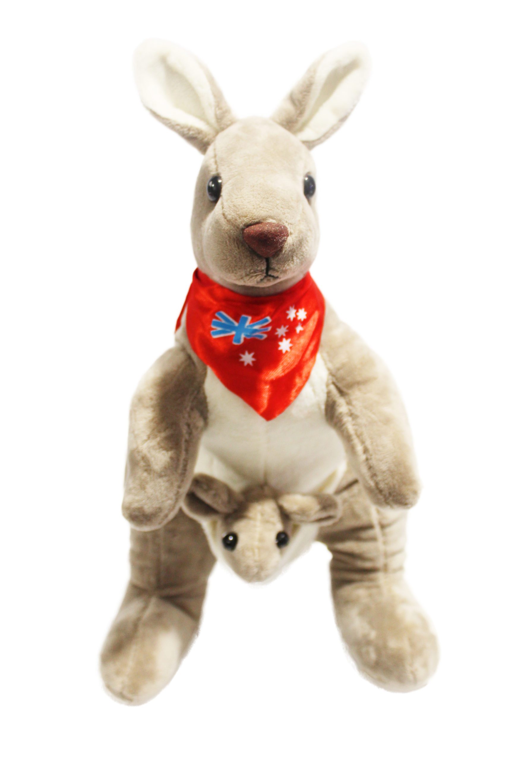 Canguru com filhote de pelúcia – Universo da Pelúcia